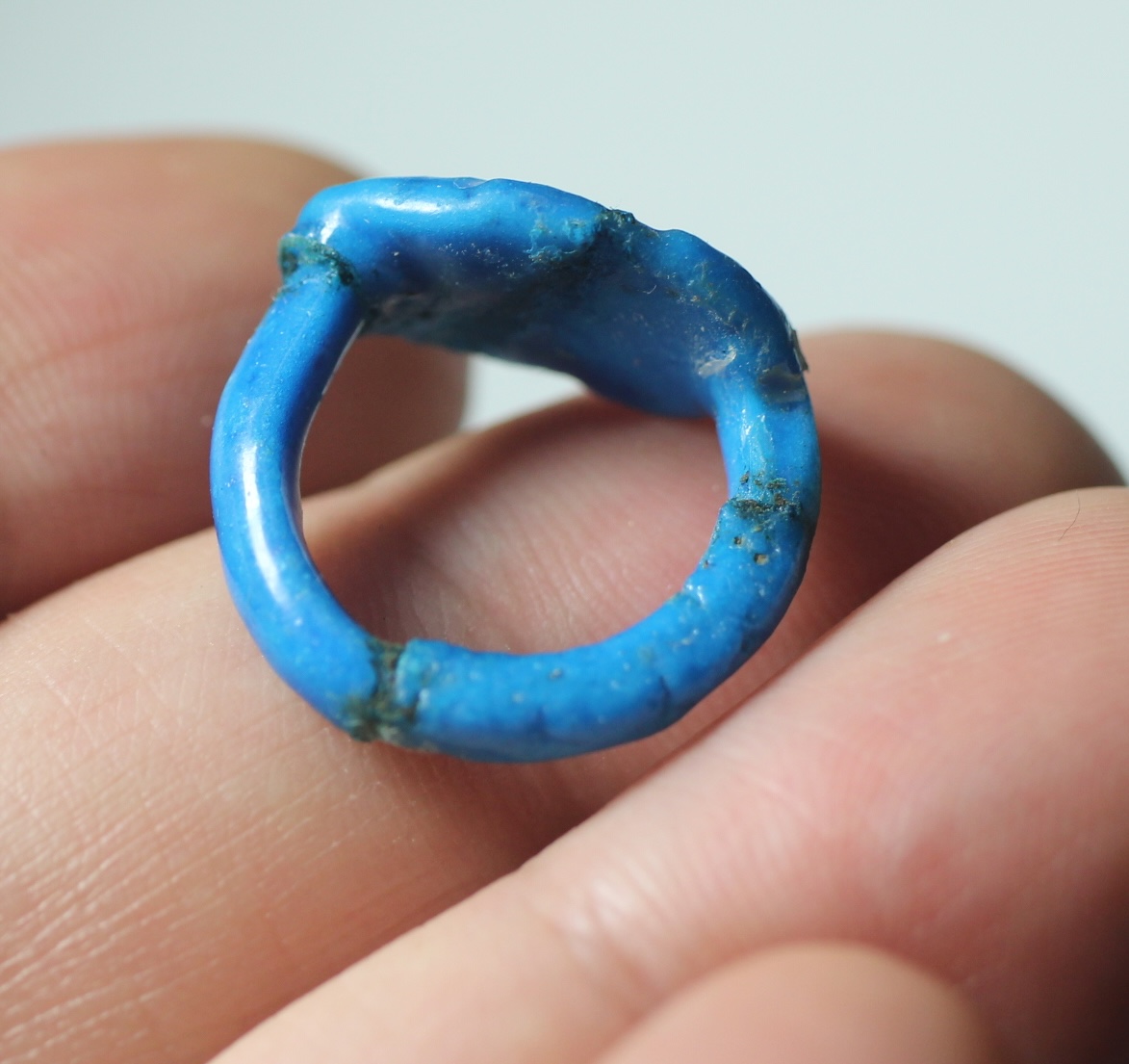 Acropolo. ANCIENT EGYPT. FAIENCE RING AMARNA. 1340 B.C. KING ...
