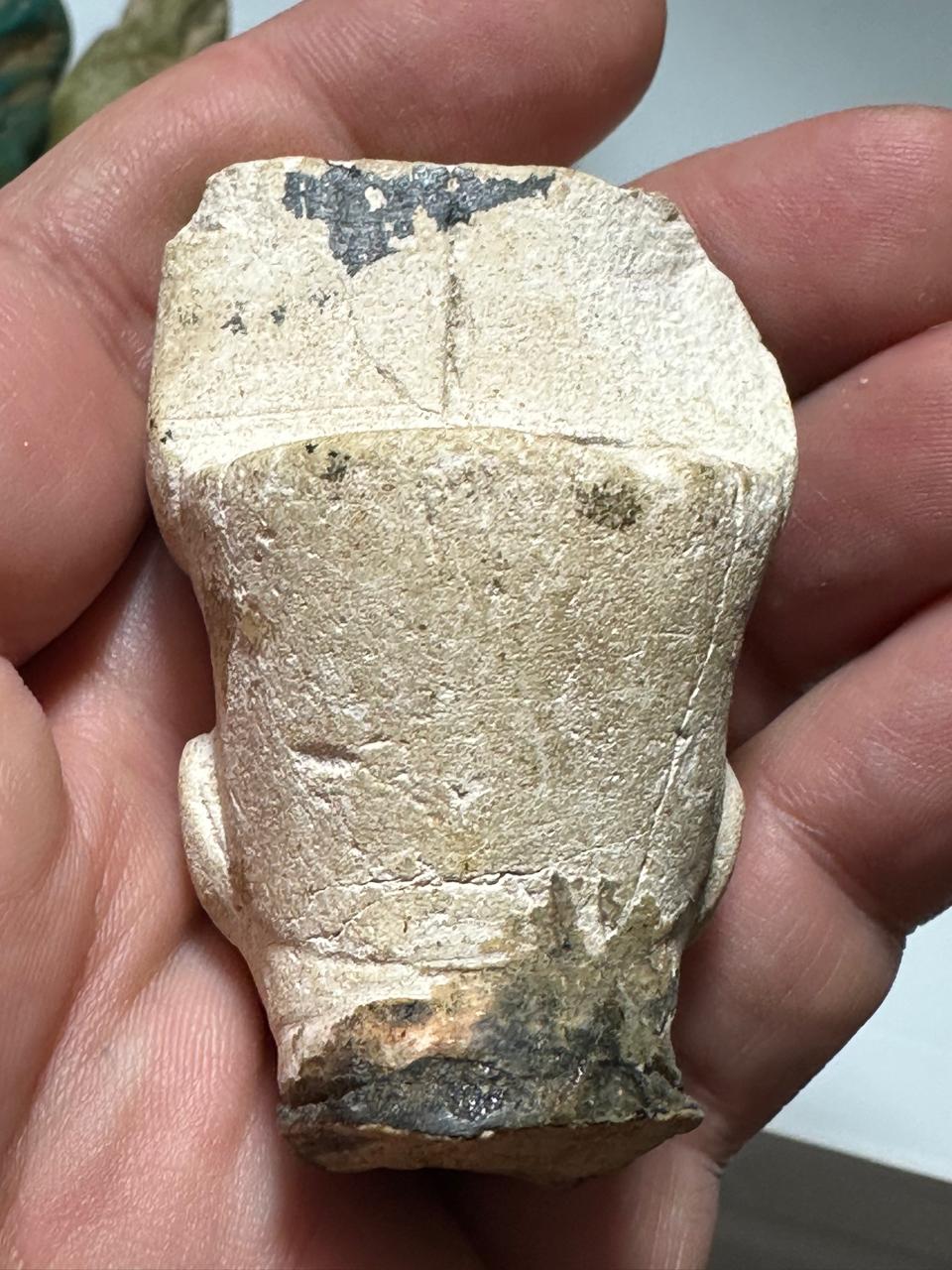 Ancient Egypt. Limestone Head of Amun - Re. 600 - 300 B.C