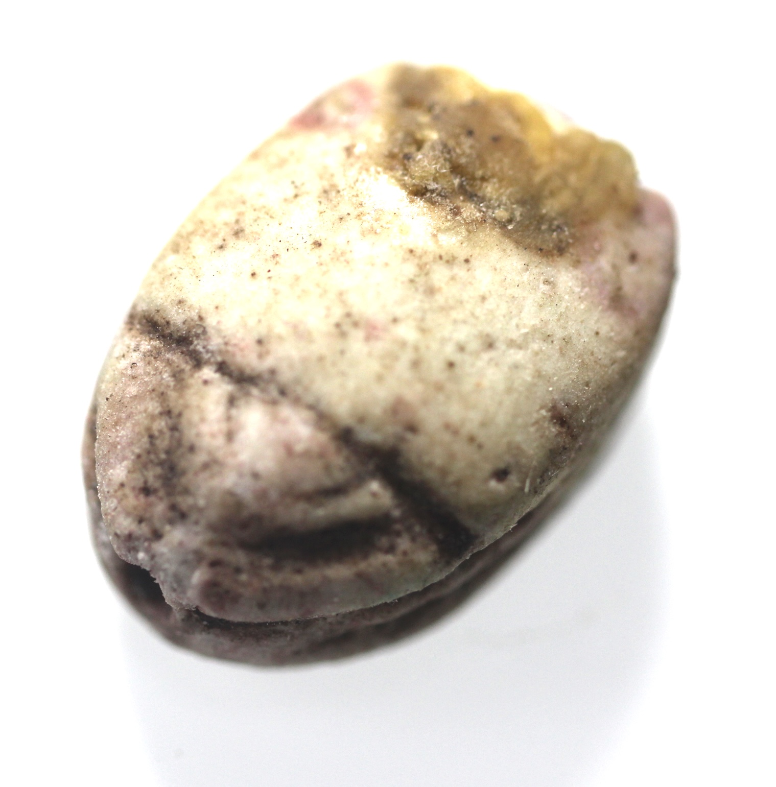 ANCIENT EGYPT. STONE SCARAB . 1400 - 1200 B.C NEW KINGDOM