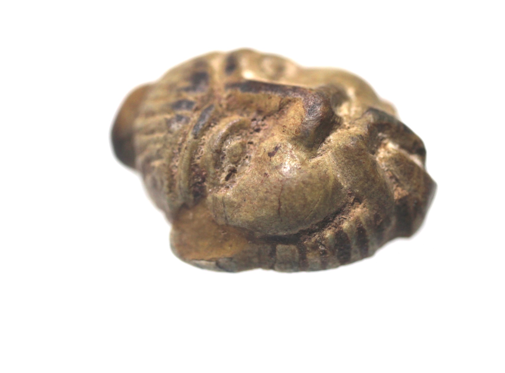 ANCIENT EGYPT. STONE AMULET OF BES. 1400 - 1200 B.C NEW KINGDOM