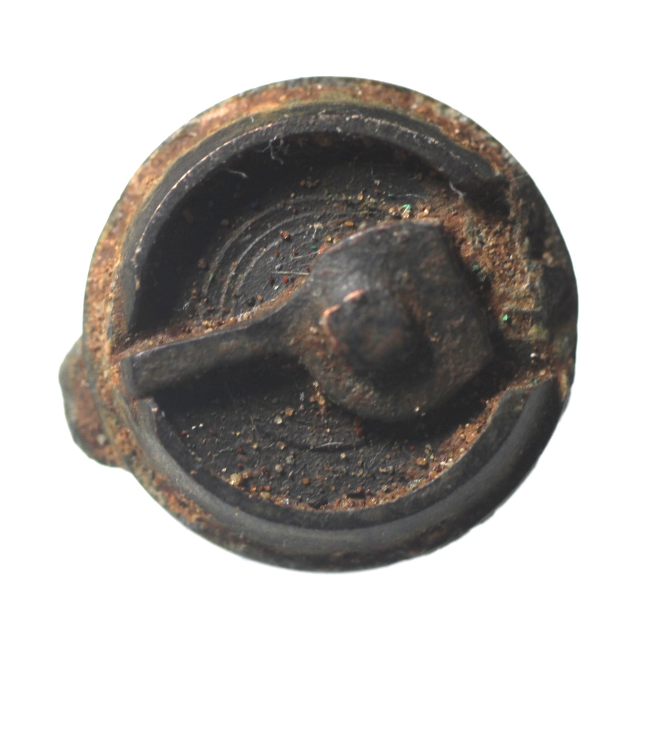 ANCIENT EGYPT. BRONZE BUTTON. ROMAN PERIOD. 100 - 200 A.D