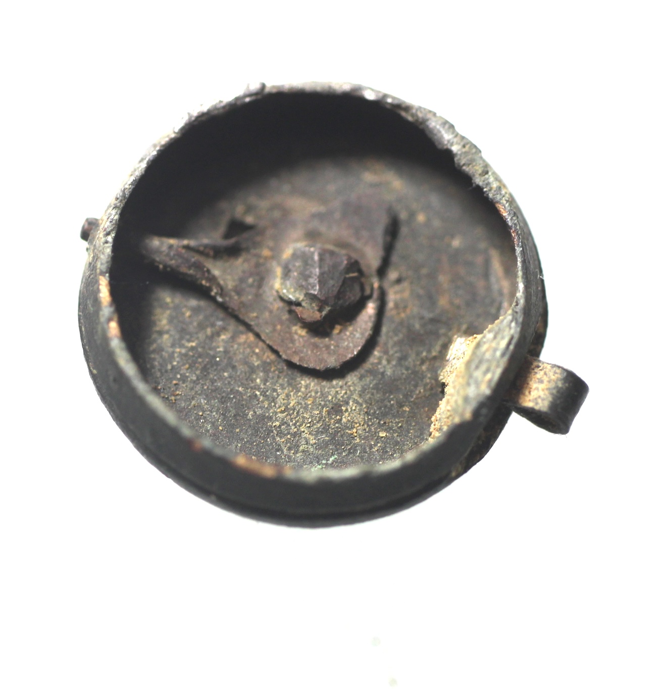 ANCIENT EGYPT. BRONZE BUTTON. ROMAN PERIOD. 100 - 200 A.D. EROS