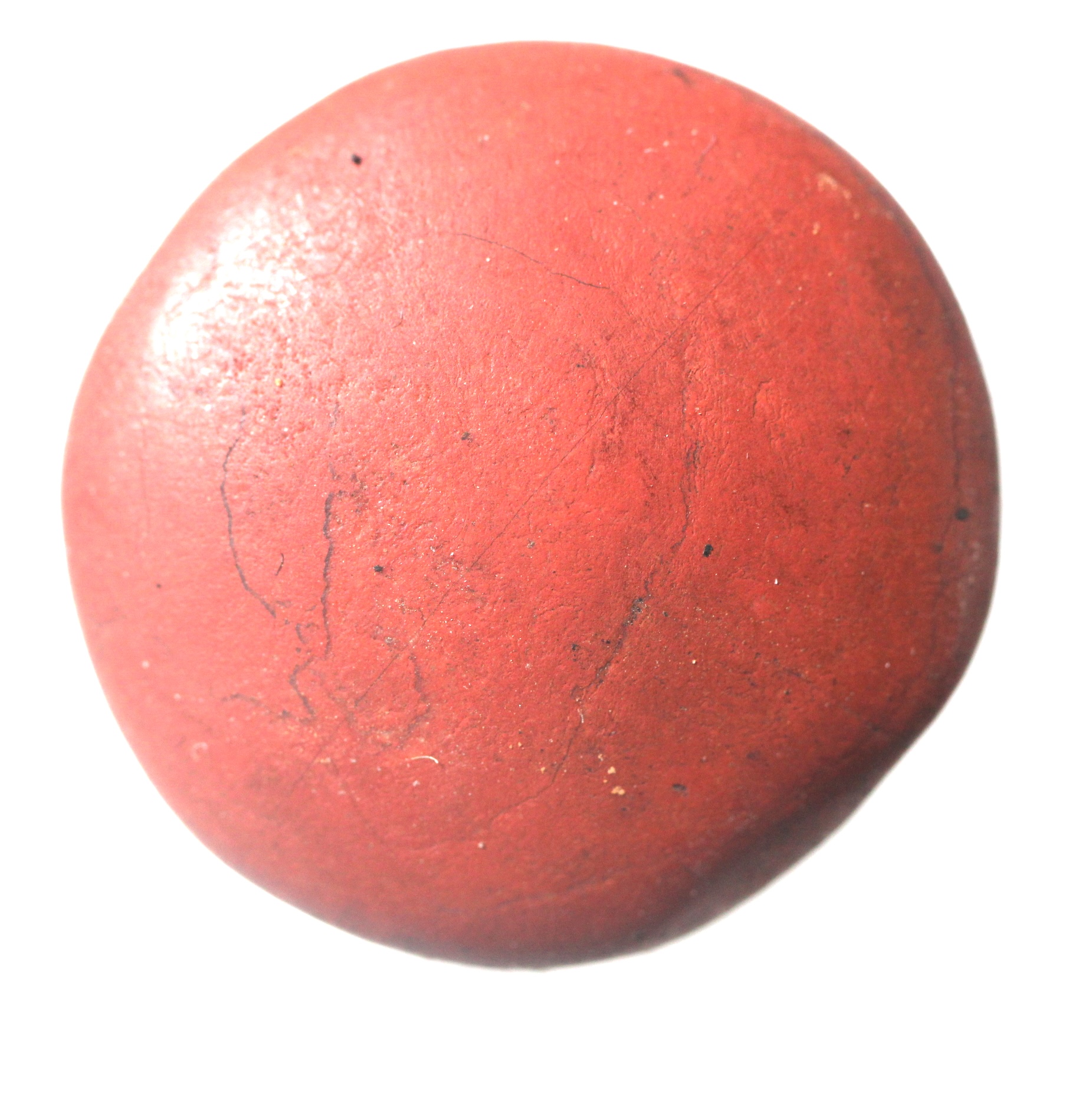 ANCIENT EGYPT. NEW KINGDOM. RED JASPER DISC SHAPED AMULET. 1250 B.C ...