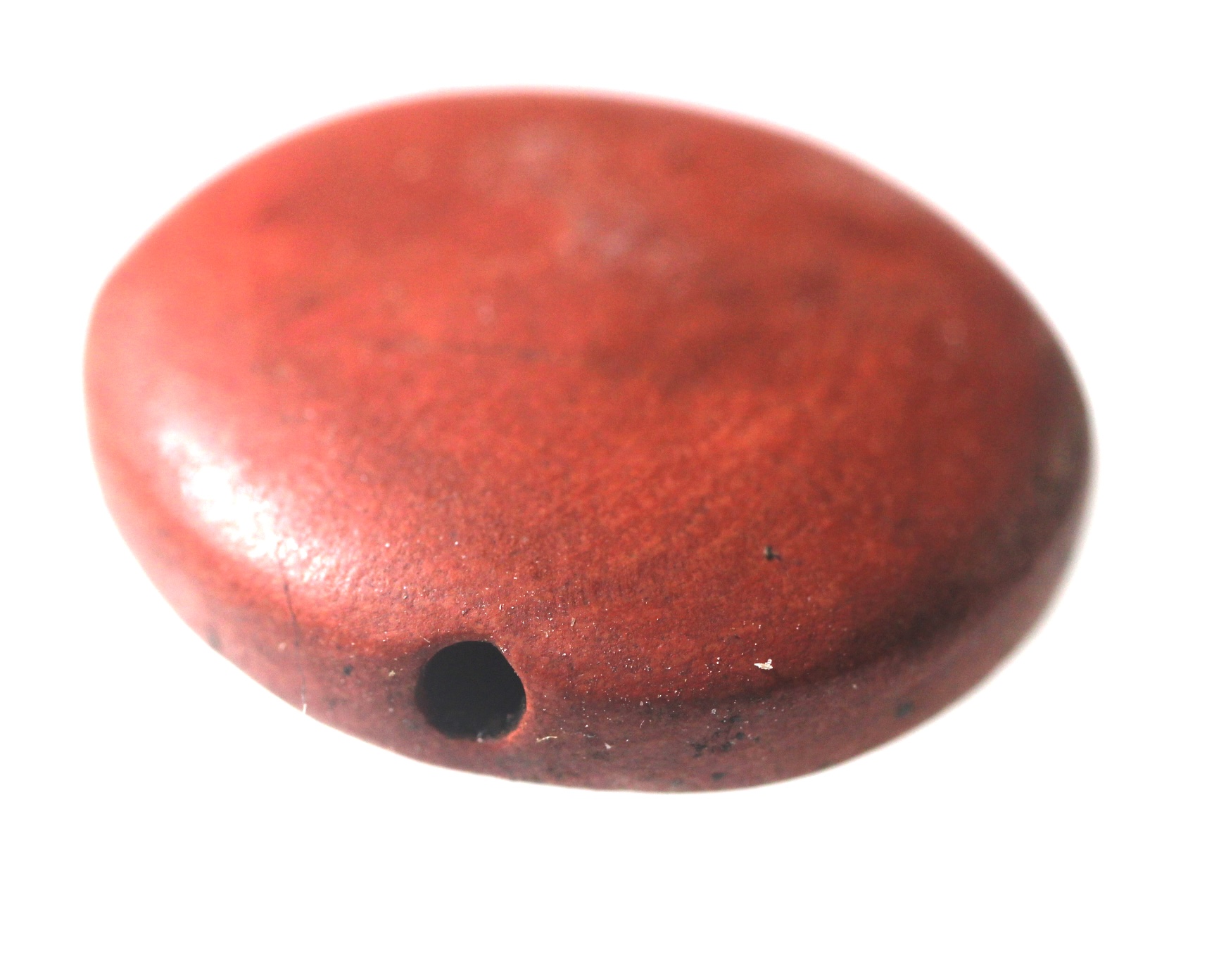 ANCIENT EGYPT. NEW KINGDOM. RED JASPER DISC SHAPED AMULET. 1250 B.C ...