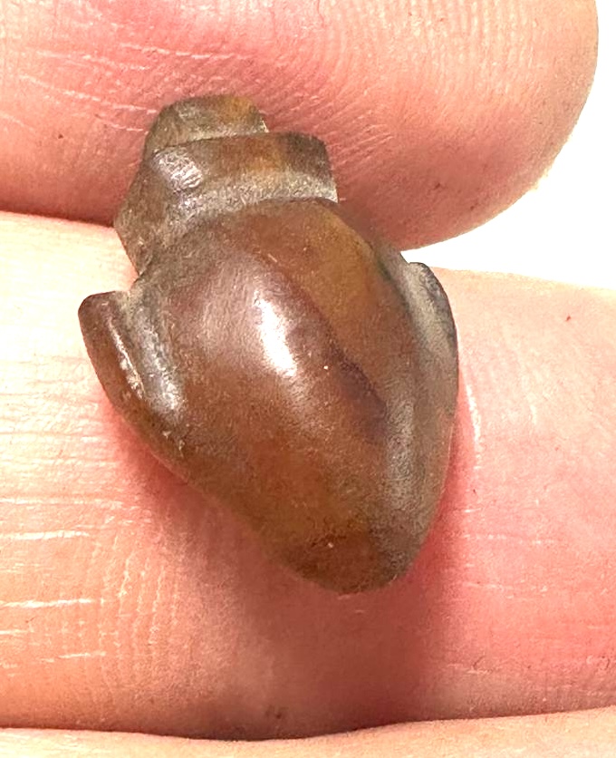 ANCIENT EGYPT. STONE HEART AMULET. NEW KINGDOM 1250 B.C