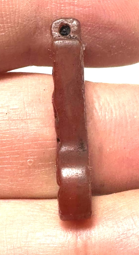 ANCIENT EGYPT. NEW KINGDOM STONE MENAT AMULET. 1250 B.C