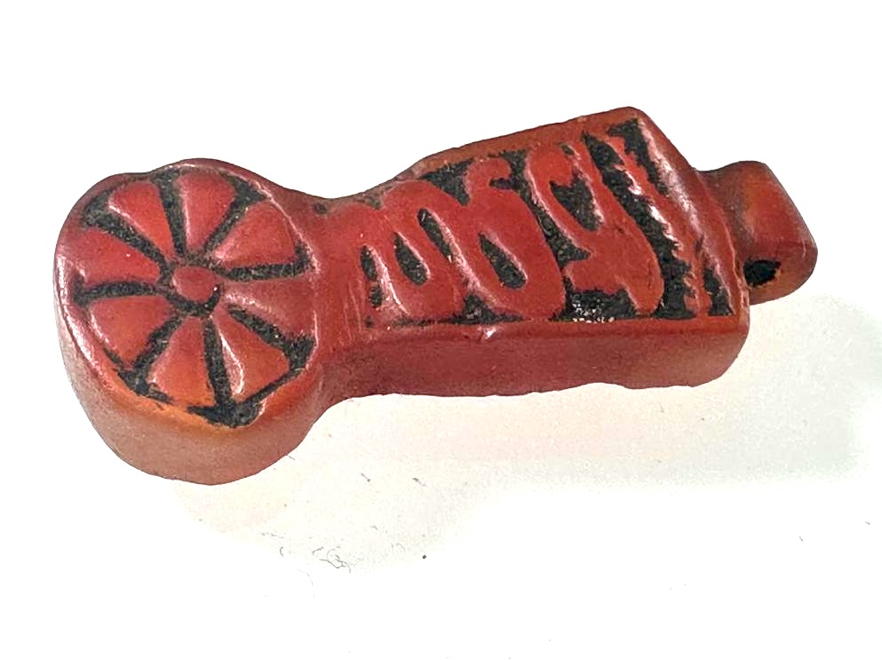 ANCIENT EGYPT. CARNELIAN STONE MENAT AMULET . 13 CENTURY B.C - NEW KINGDOM