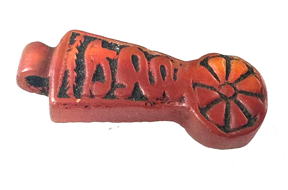 ANCIENT EGYPT. CARNELIAN STONE MENAT AMULET . 13 CENTURY B.C - NEW KINGDOM