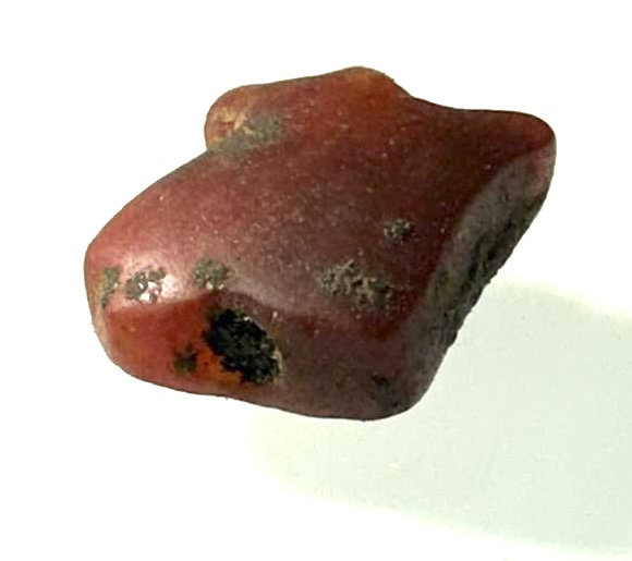 ANCIENT EGYPT . RED JASPER STONE EYE OF HORUS AMULET. 1400 - 1200 B.C ...