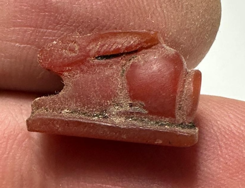 ANCIENT EGYPT - BEAUTIFUL CARNELIAN AMULET OF A HARE . NEW KINGDOM ...