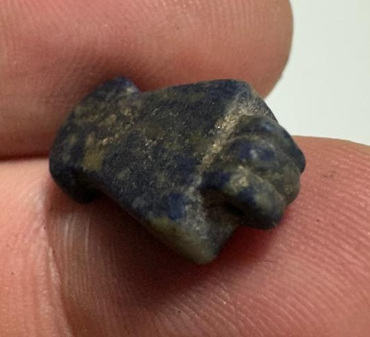 ANCIENT EGYPT. NEW KINGDOM LAPIS LAZULI MENAT AMULET. 1250 B.C