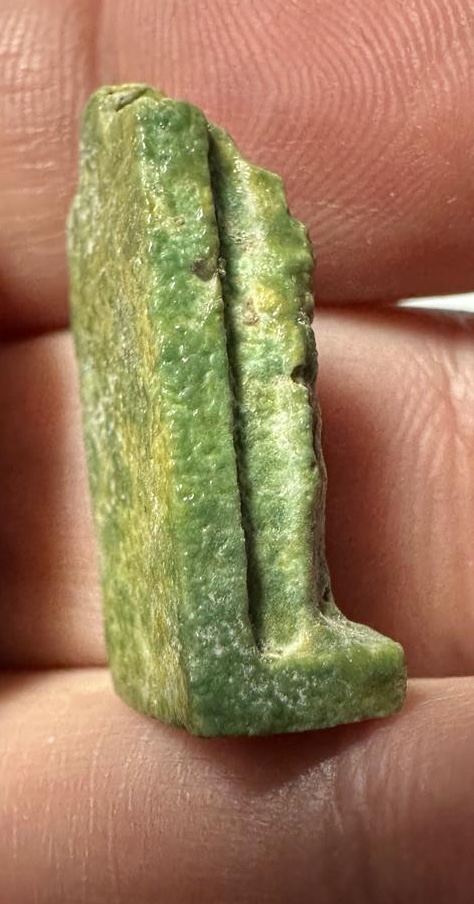 ANCIENT EGYPT. GRECO - ROMAN FAIENCE OSIRIAN TRIAD AMULET. 300 B.C ...
