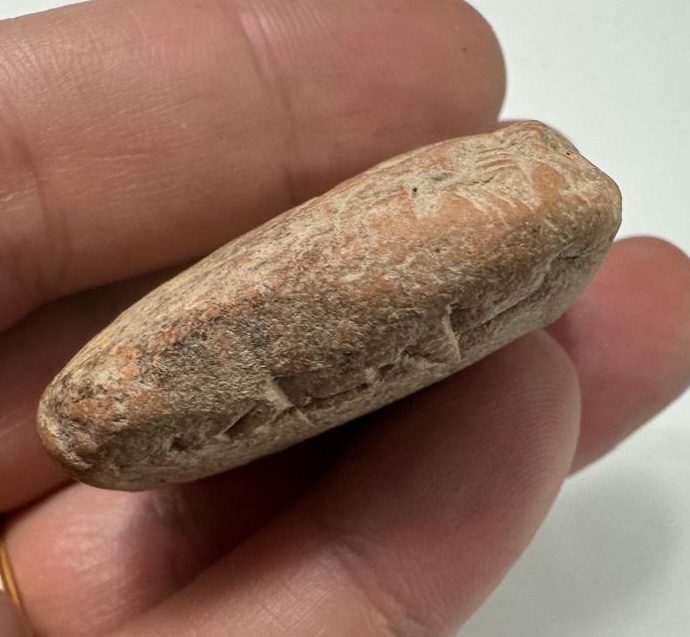 Ancient Mesopotamian . Sumerian Clay cuneiform tablet. 2200 - 1900 BC